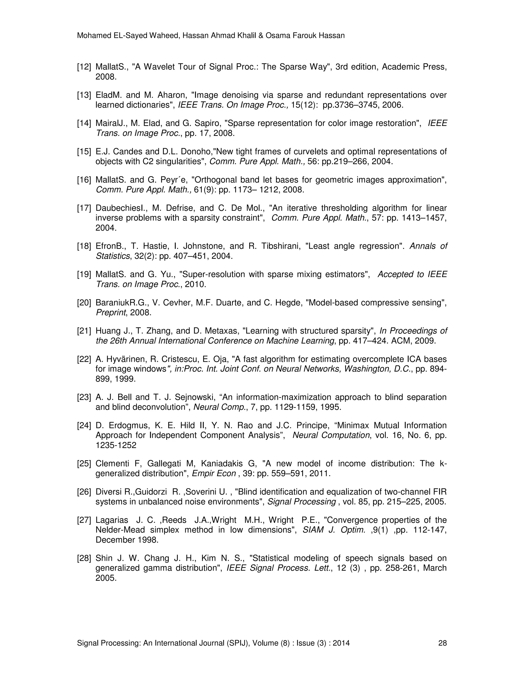 Image Denoising Based On Sparse Representation In A Probabilistic Framework | PDF | Photo ...