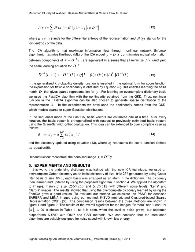 Image Denoising Based On Sparse Representation In A Probabilistic Framework | PDF | Photo ...