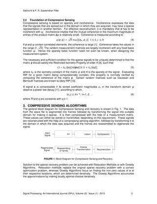 Matrix Padding Method for Sparse Signal Reconstruction | PDF