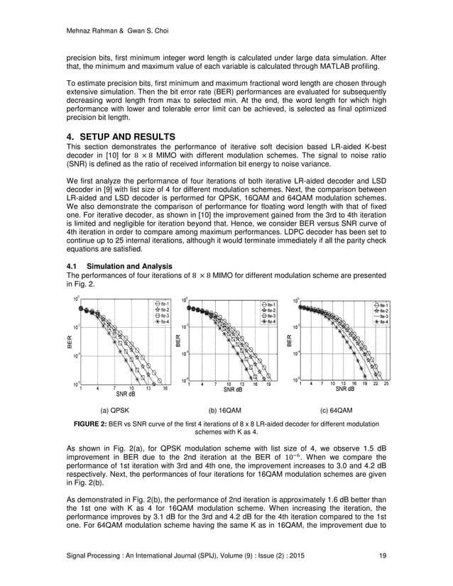 Fixed Point Realization Of Iterative Lr Aided Soft Mimo Decoding Algorithm Pdf