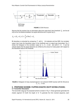 A Threshold Enhancement Technique for Chaotic On-Off Keying Scheme | PDF