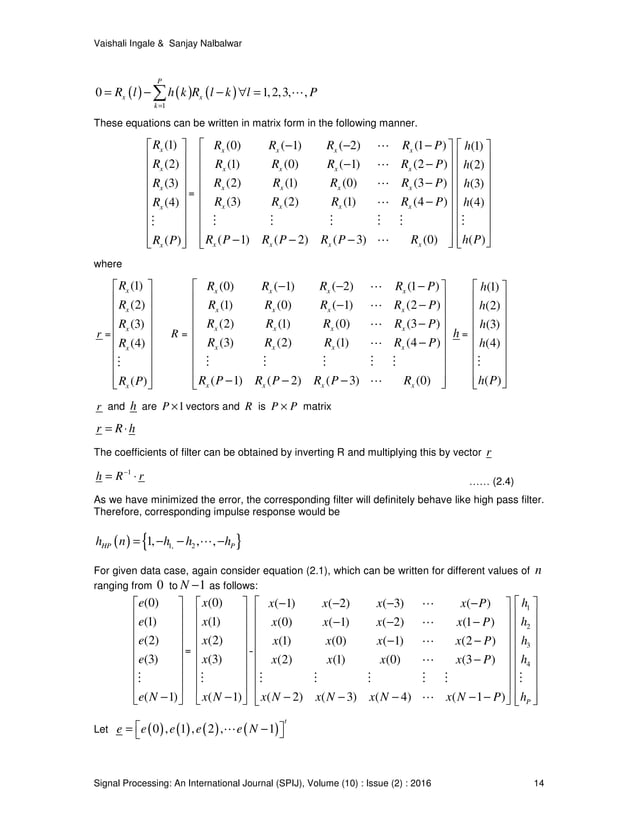 ECG Classification using Dynamic High Pass Filtering and Statistical Framework (HRV) | PDF