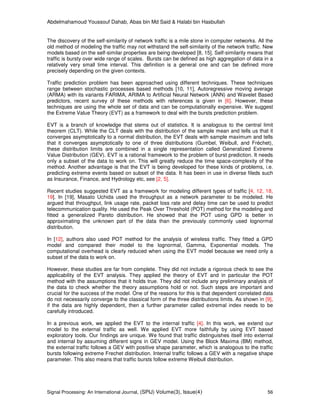 Application Of Extreme Value Theory To Bursts Prediction | PDF