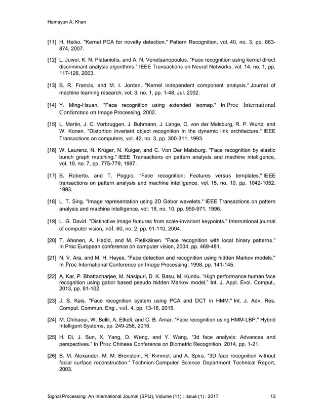 Feature Fusion and Classifier Ensemble Technique for Robust Face Recognition | PDF