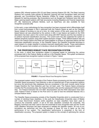 Feature Fusion and Classifier Ensemble Technique for Robust Face Recognition | PDF