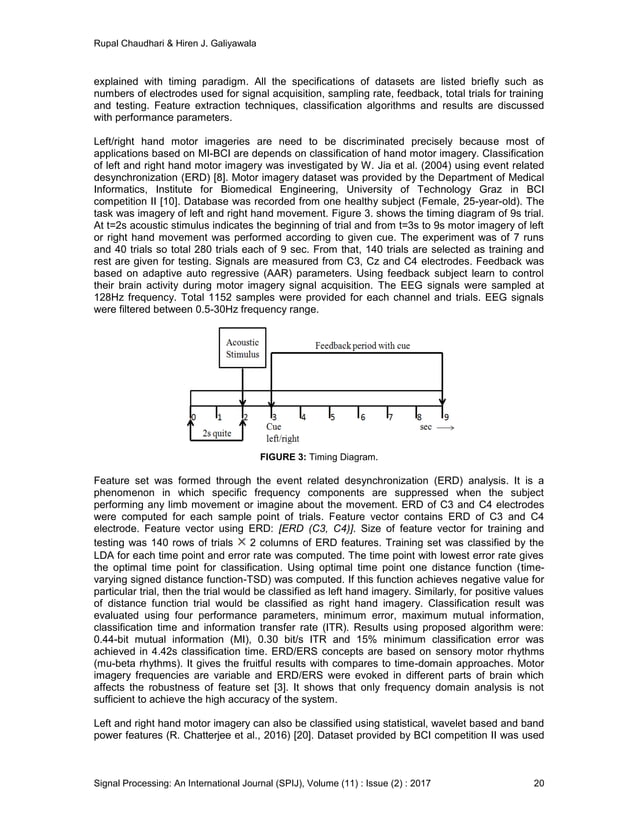 A Review on Motor Imagery Signal Classification for BCI | PDF