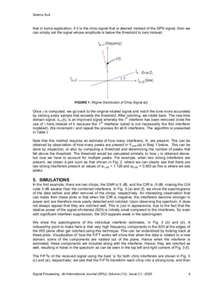 Suppression of Chirp Interferers in GPS Using the Fractional Fourier Transform | PDF
