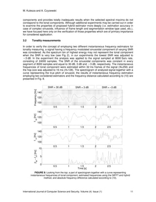 Frequency based criterion for distinguishing tonal and noisy spectral components | PDF