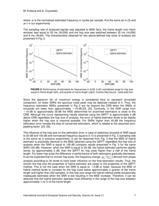 Frequency based criterion for distinguishing tonal and noisy spectral components | PDF