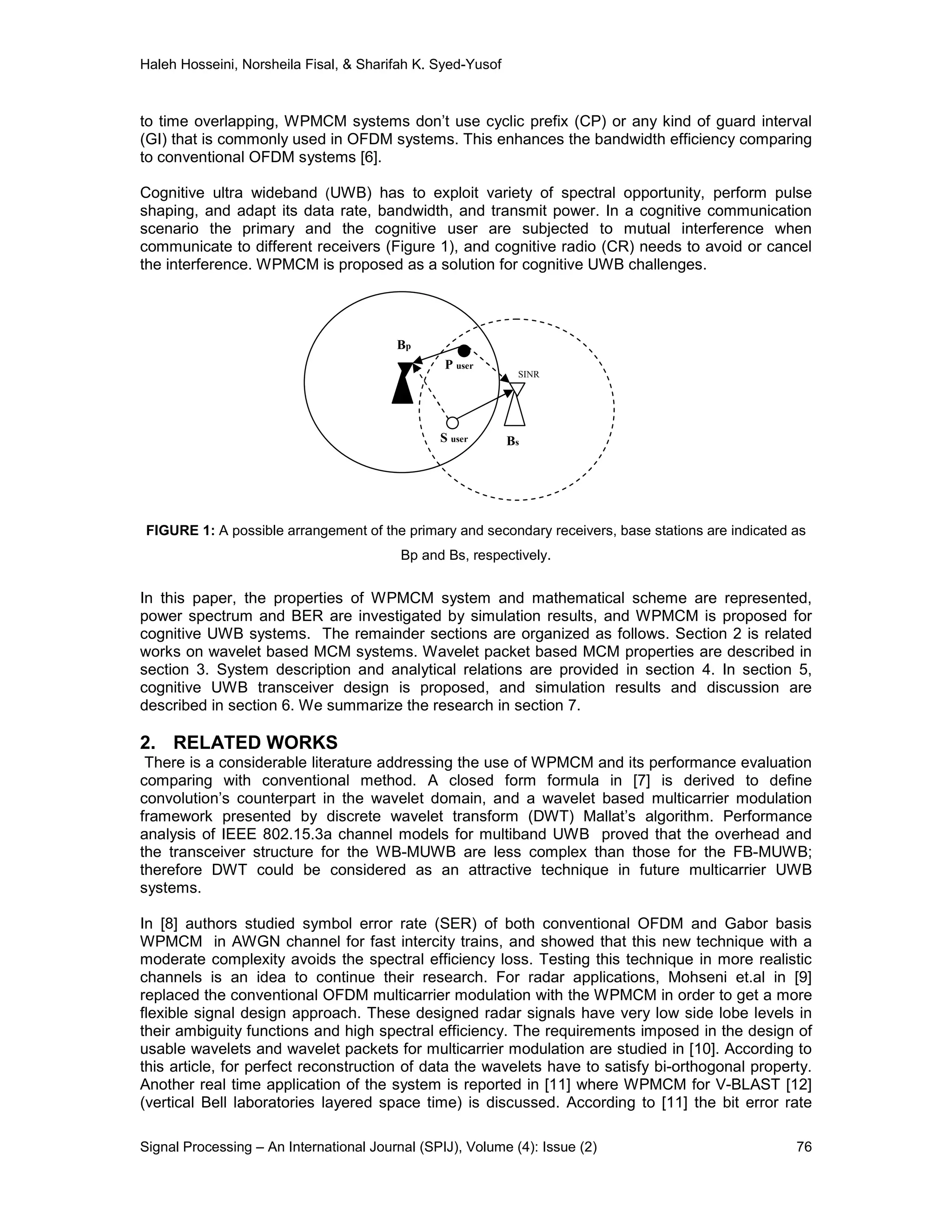 Wavelet Packet Based Multicarrier Modulation For Cognitive Uwb Systems Pdf