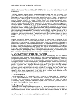 Wavelet Packet based Multicarrier Modulation for Cognitive UWB Systems | PDF