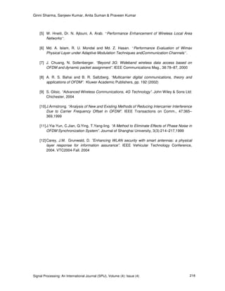 Performance Analysis of Convolution Coded WLAN Physical Layer under Different Modulation ...
