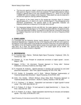 Spectral Analysis of Sample Rate Converter | PDF