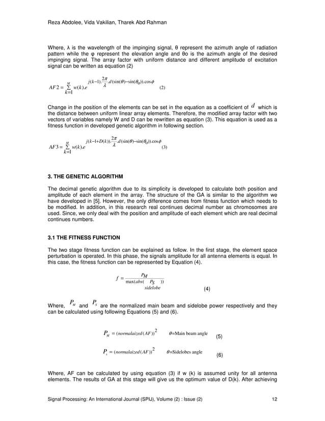 Elements Space And Amplitude Perturbation Using Genetic Algorithm For Antenna Array Sidelobe