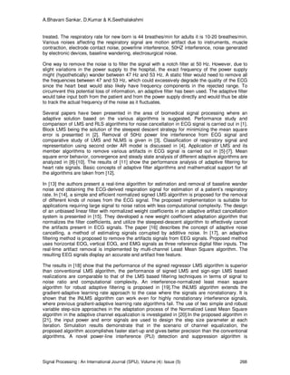 Performance Study of Various Adaptive filter algorithms for Noise ...