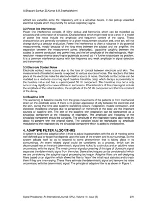 Performance Study of Various Adaptive filter algorithms for Noise Cancellation in Respiratory ...