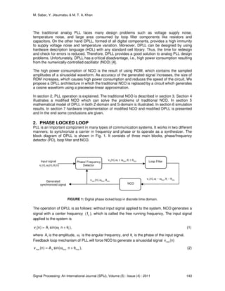 A Low Power Digital Phase Locked Loop With ROM-Free Numerically ...