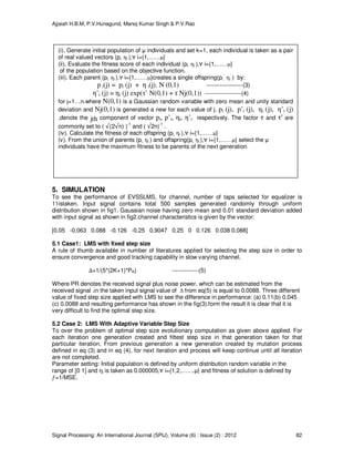 Adaptive Variable Step Size in LMS Algorithm Using Evolutionary Programming: VSSLMSEV | PDF