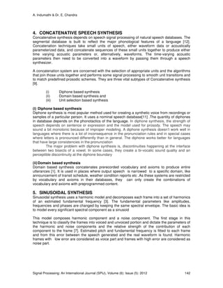 Survey On Speech Synthesis | PDF