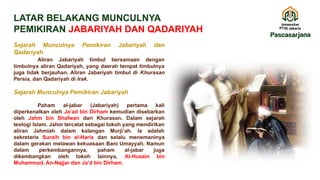 SPI_Jabariyah dan Qadariyah_Kelompok2.pptx