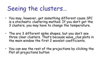 Spike sorting-tutorial | PPT
