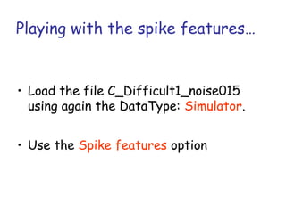 Spike sorting-tutorial | PPT