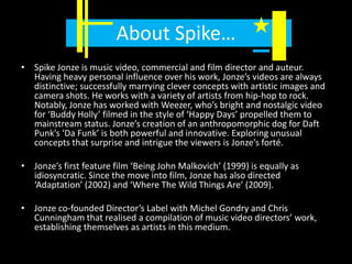 Spike jonze | PPT