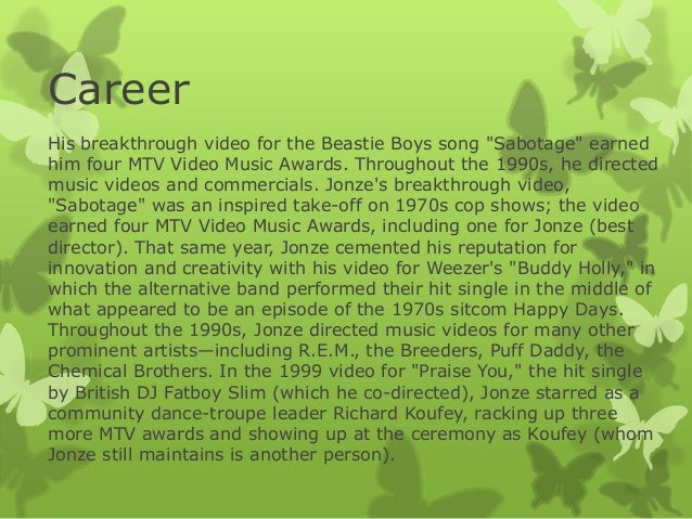 Spike Jonze - Case Study