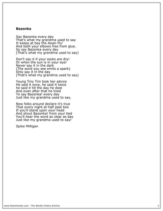 Spike milligan 2004_9 | PDF