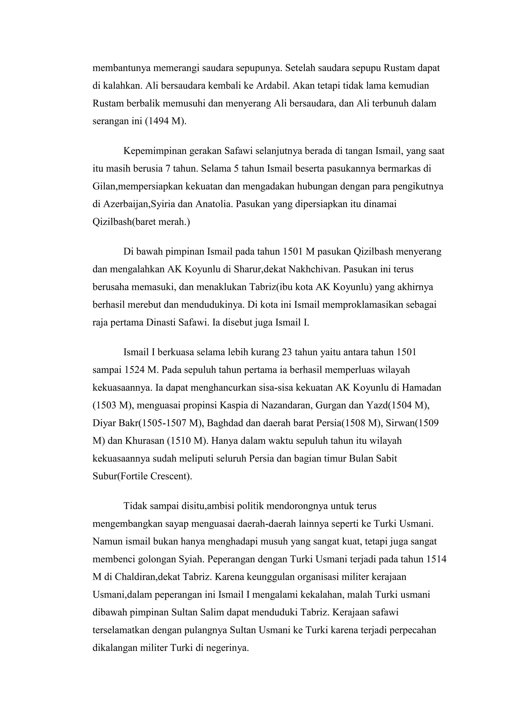 S p i kerajaan safawi | PDF