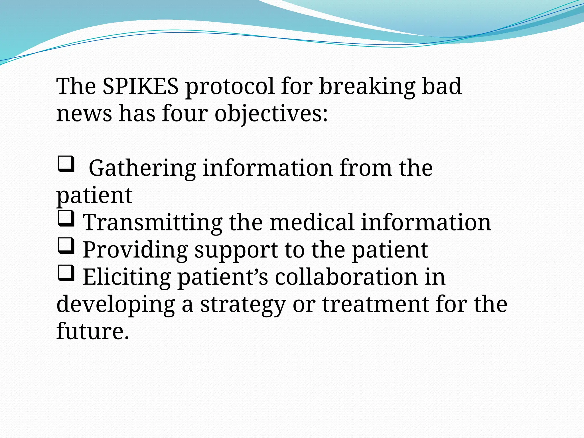 SPIKES-A tool for breaking bad news.pptx