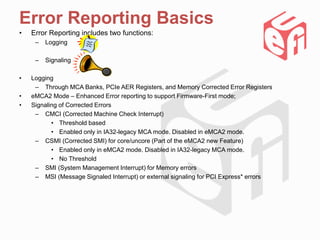 Spike yuan server ras and uefi cper final | PDF