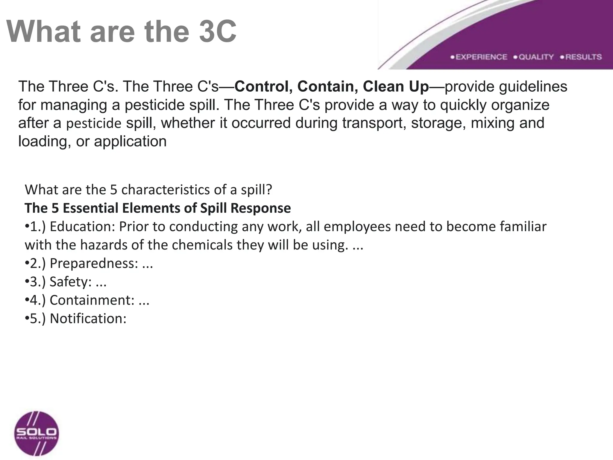 Spill Response & Management Presentation | PPTX