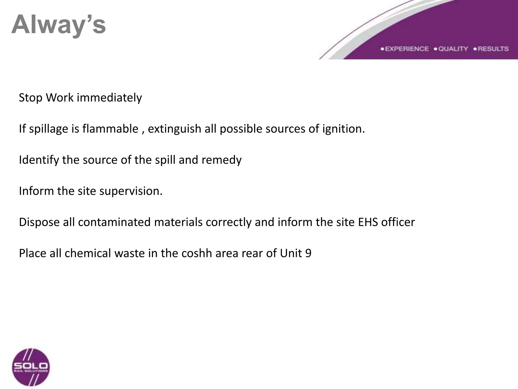 Spill Response & Management Presentation | PPTX