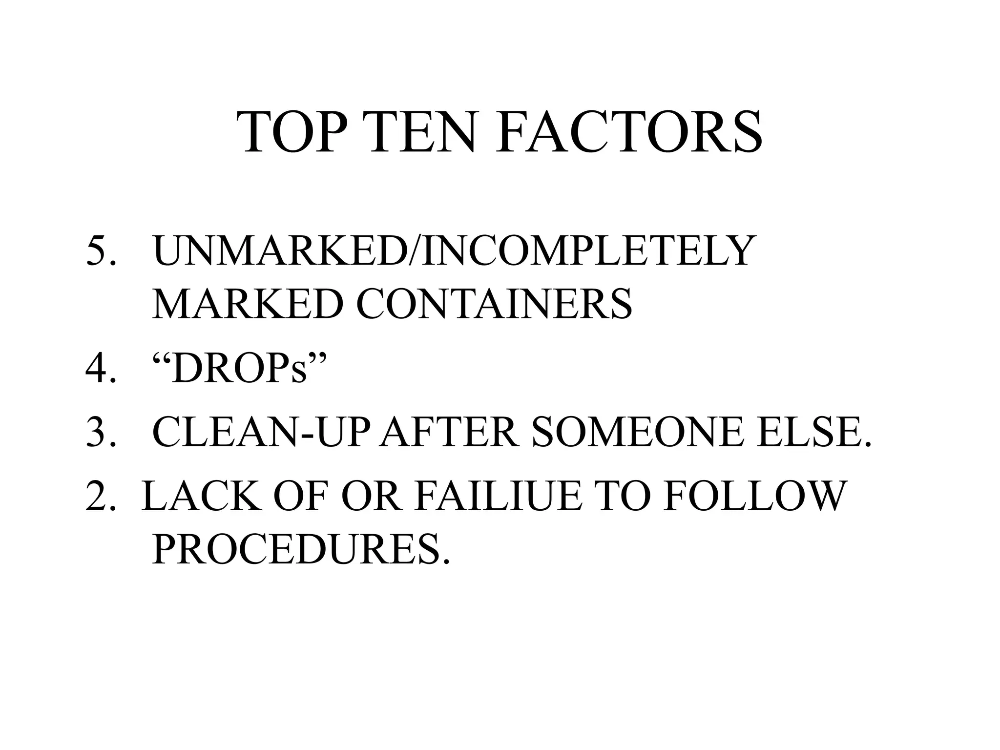 Chemical Spill Drill Guidelines for Simulated Laboratory Spills – For ...