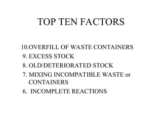 spill managemnt for chemical industries.ppt