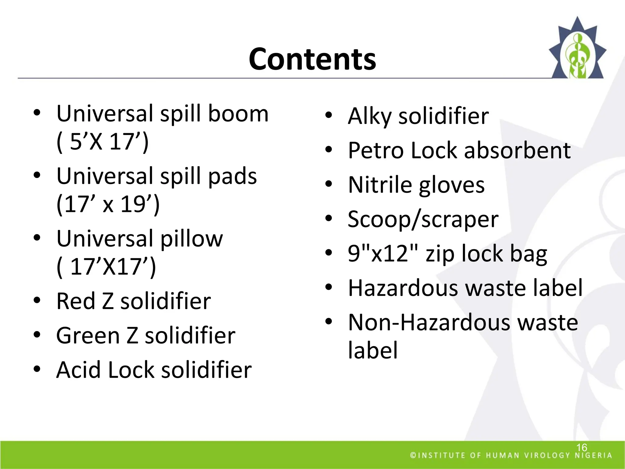 Spill-Management and waste management pdf | PDF