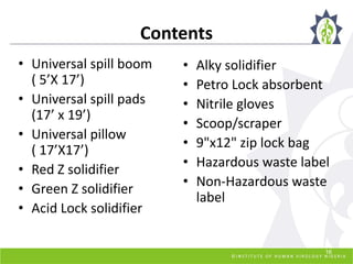 Spill-Management and waste management pdf | PDF