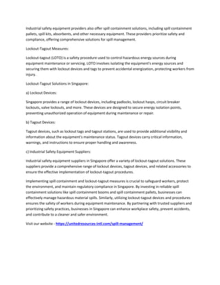 Spill containment | PDF