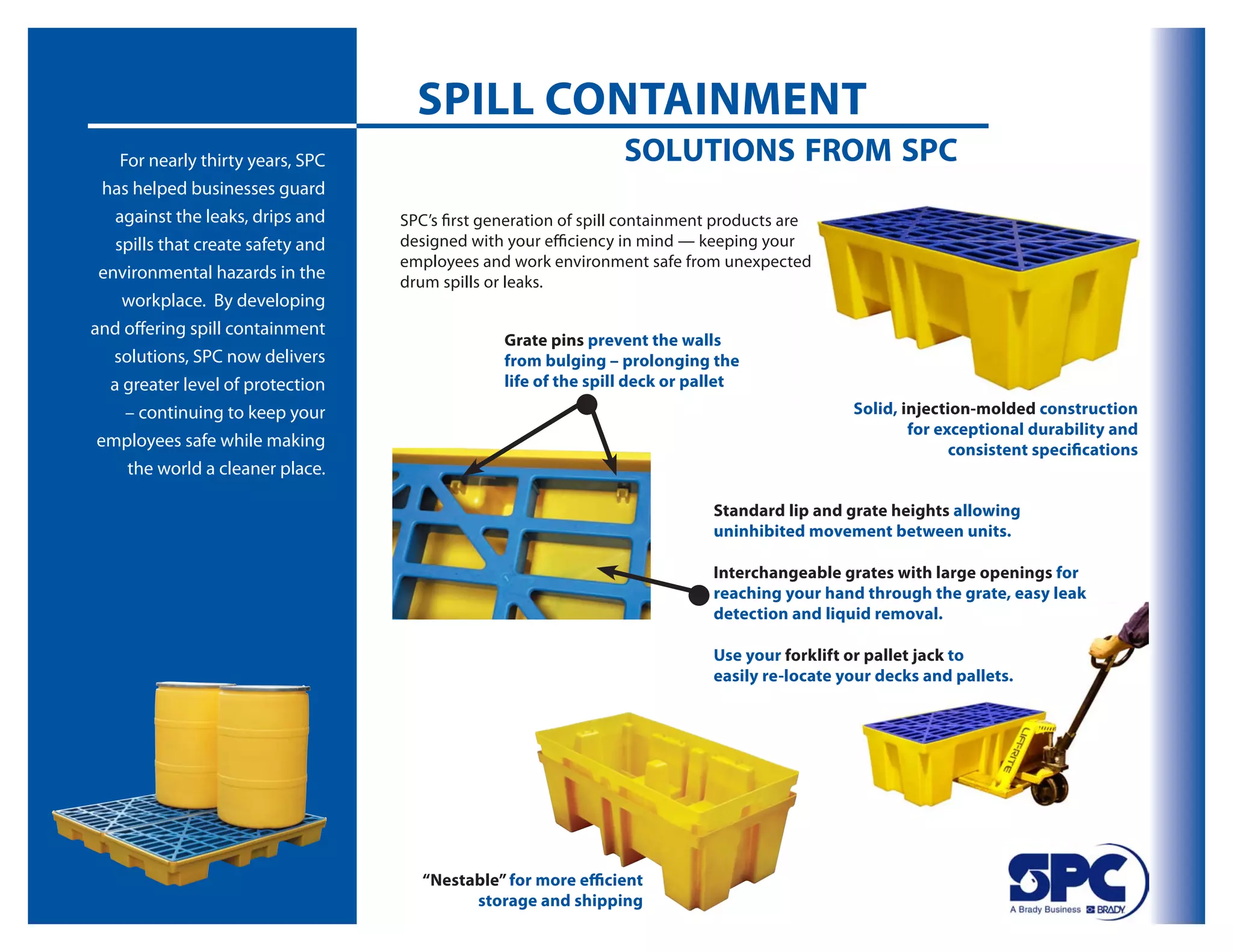 Spill Containment Decks And Pallets | PDF