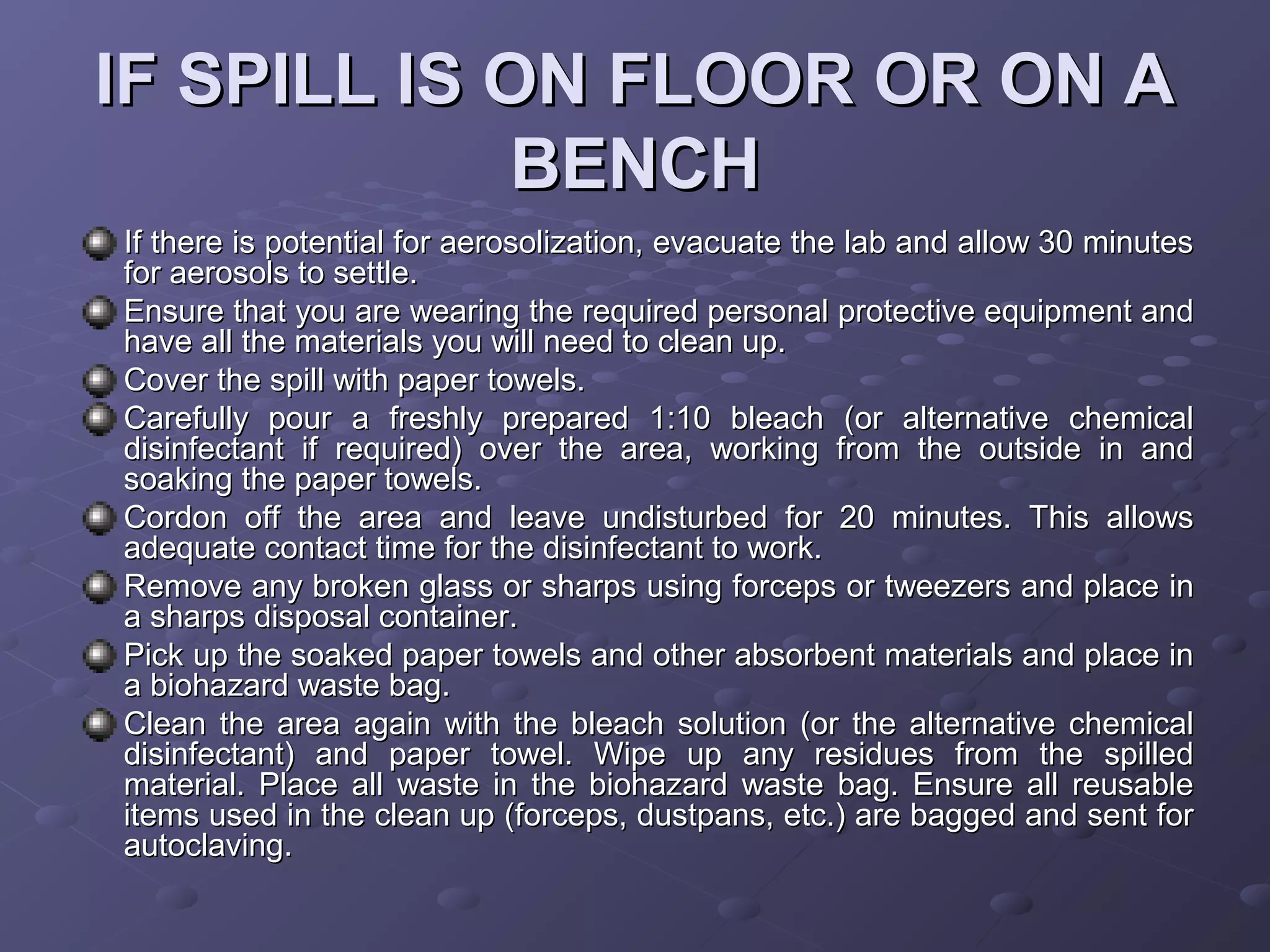 Spill control | PPT