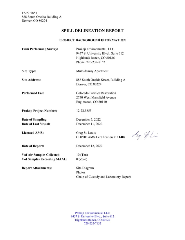 Spill Delineation Report Test Results Cedar Run Apts.pdf
