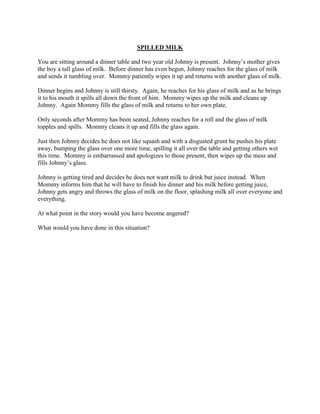 Spilled milk | DOCX