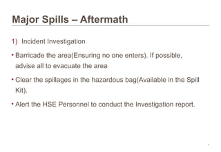 Spill Kit Training for manufacturing industry | PPTX