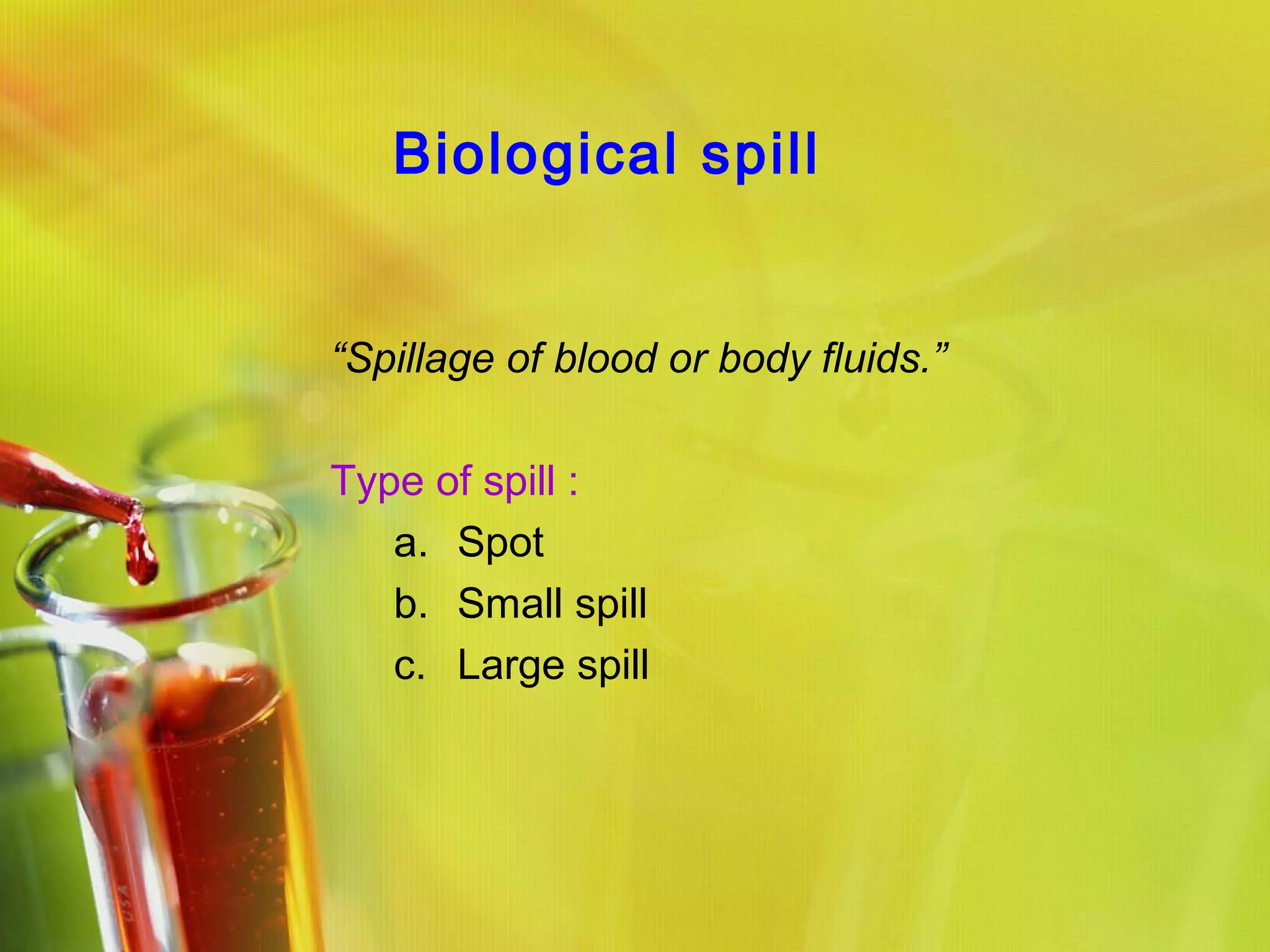 Spill management | PPT