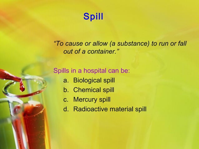 Spill management | PPT