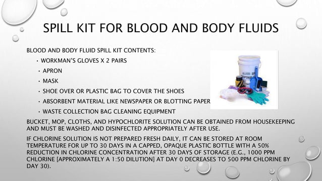 Spill Management.pptx | First Aid | Injuries