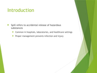 Spill management in hospitals .pptx