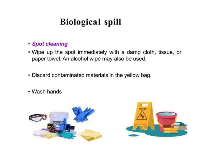 SPILL MANGEMENT for health care providers.pptx | Indoor Environmental ...