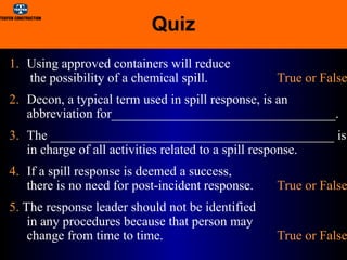 Spill Prevention Awareness Training .ppt